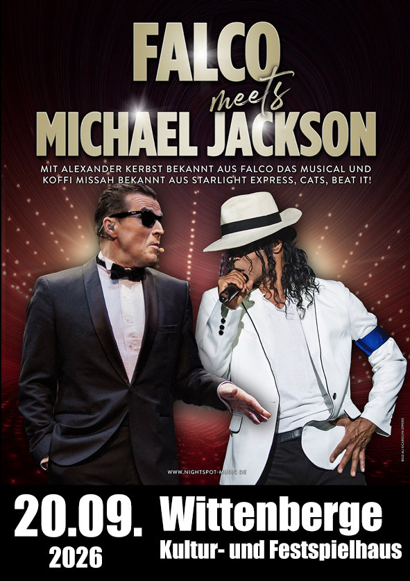 Falco meets Michael Jackson - Show - mit Falco-Darsteller Alexander ...