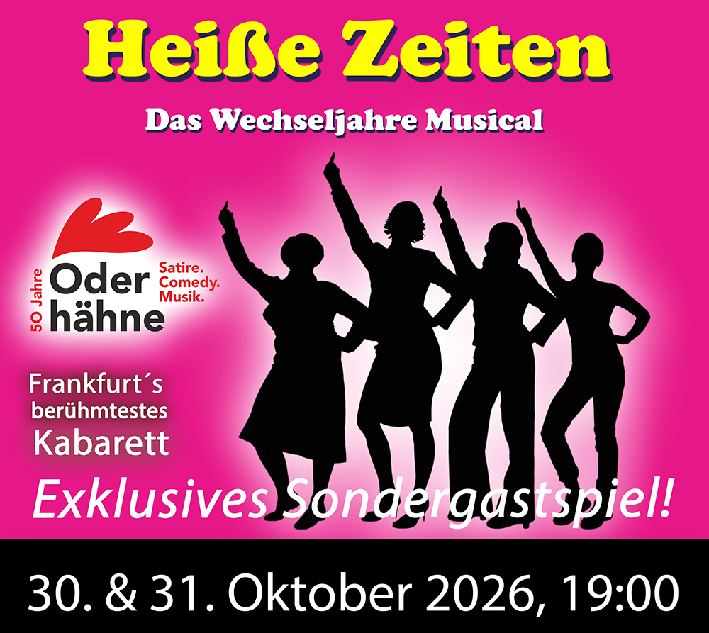 Heiße Zeiten- Das Wechseljahre Musical - Bad Freienwalde - Hof-Theater ...