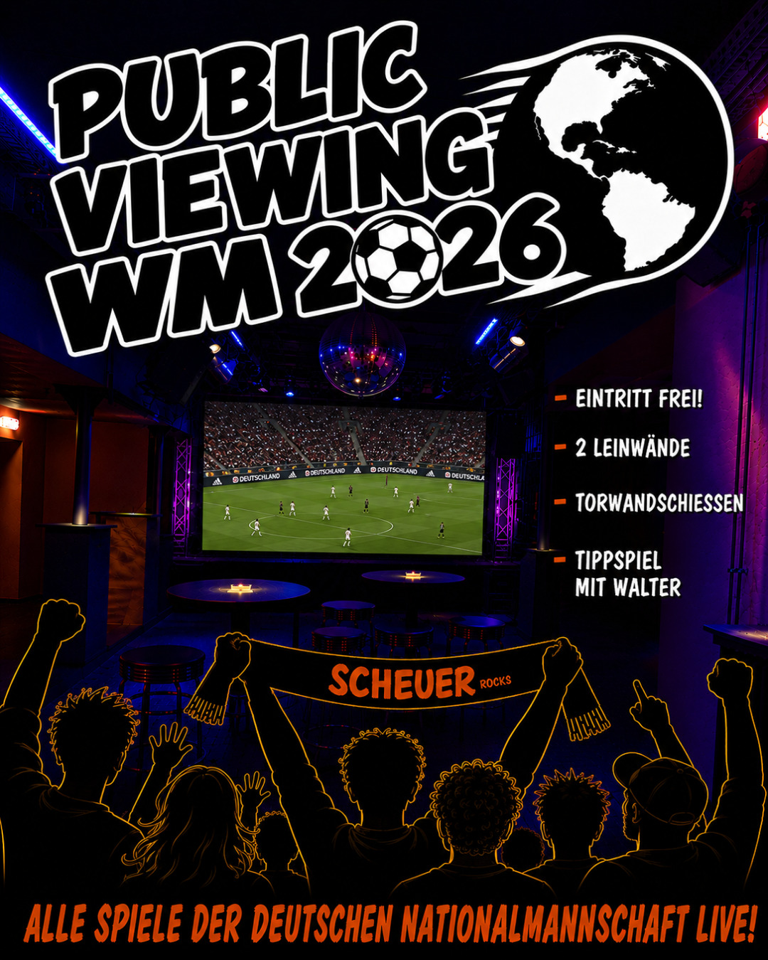 Public Viewing - WM 2026 - Deutschland - Ecuador - Idstein - Scheuer ...